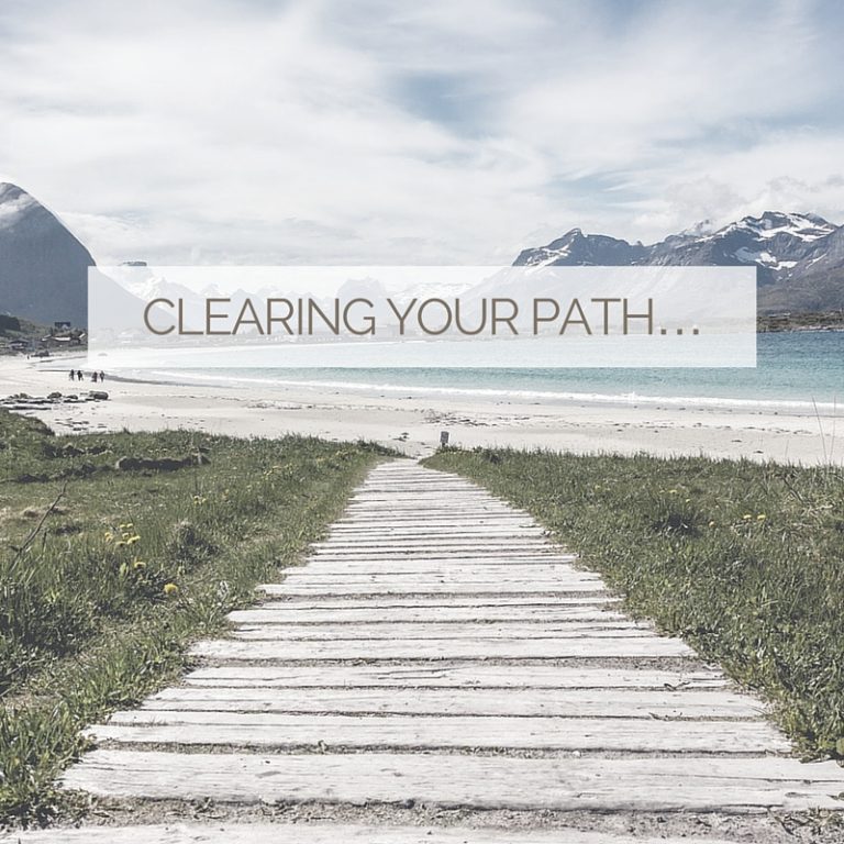 clearing your path... - Leah Goard